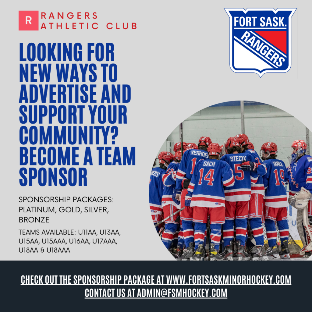 RAC Sponsorship Program – Fort Saskatchewan Minor Hockey